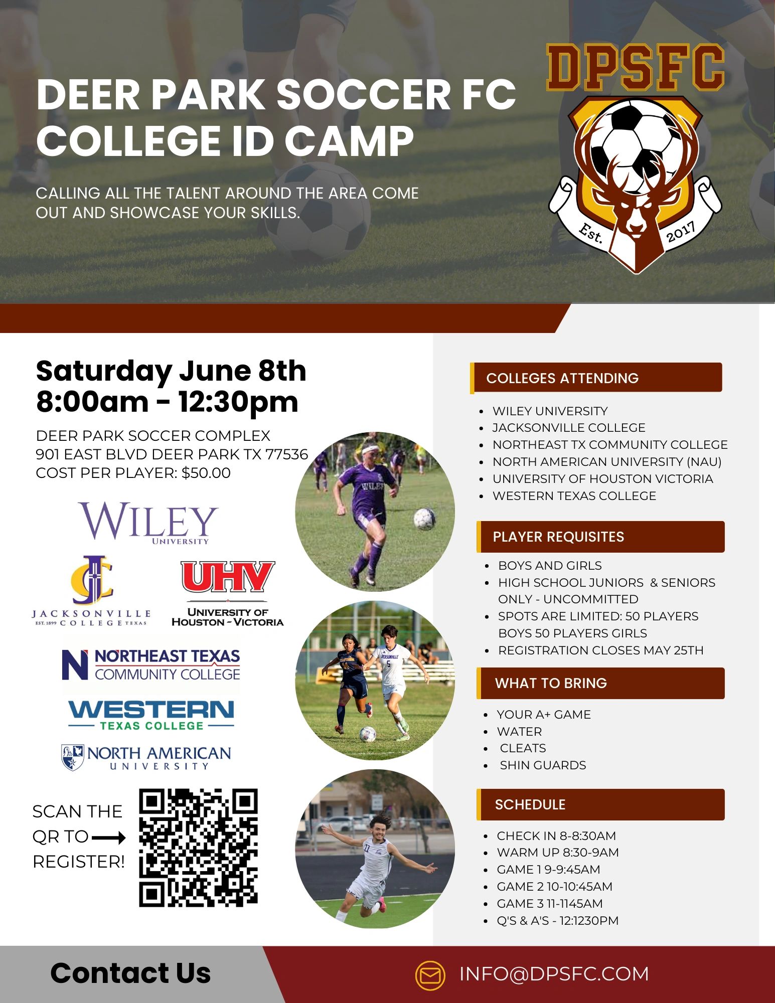 DPSFC College ID Camp