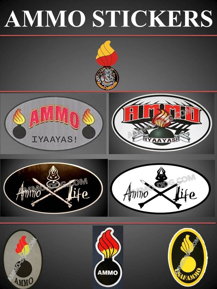AMMO STICKERS & DECALS