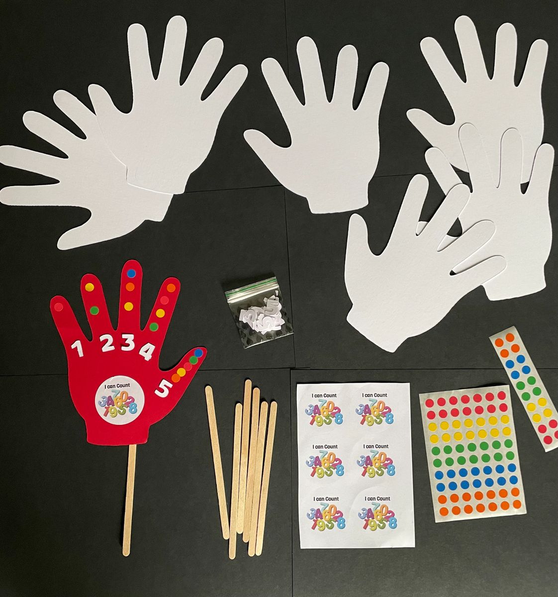 Counting Fingers activity pack