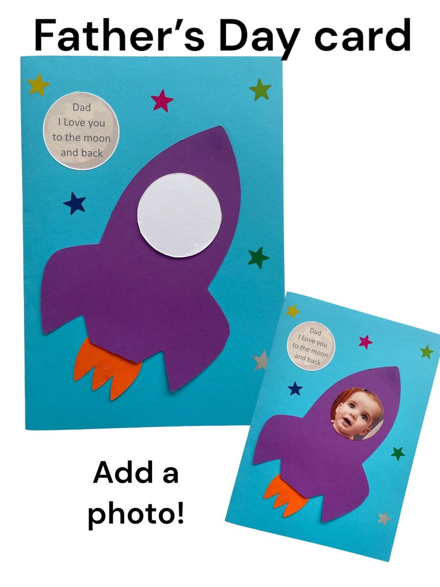 Rocket Fathers Day Card