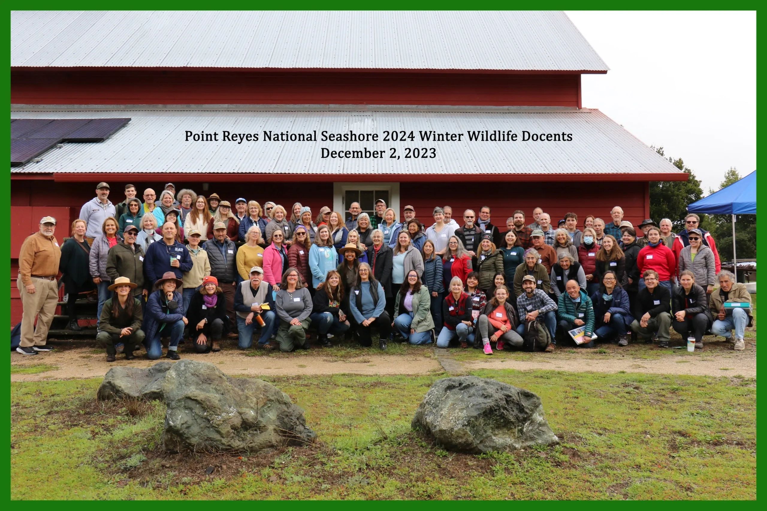 Pt Reyes Winter Wildlife Docents
