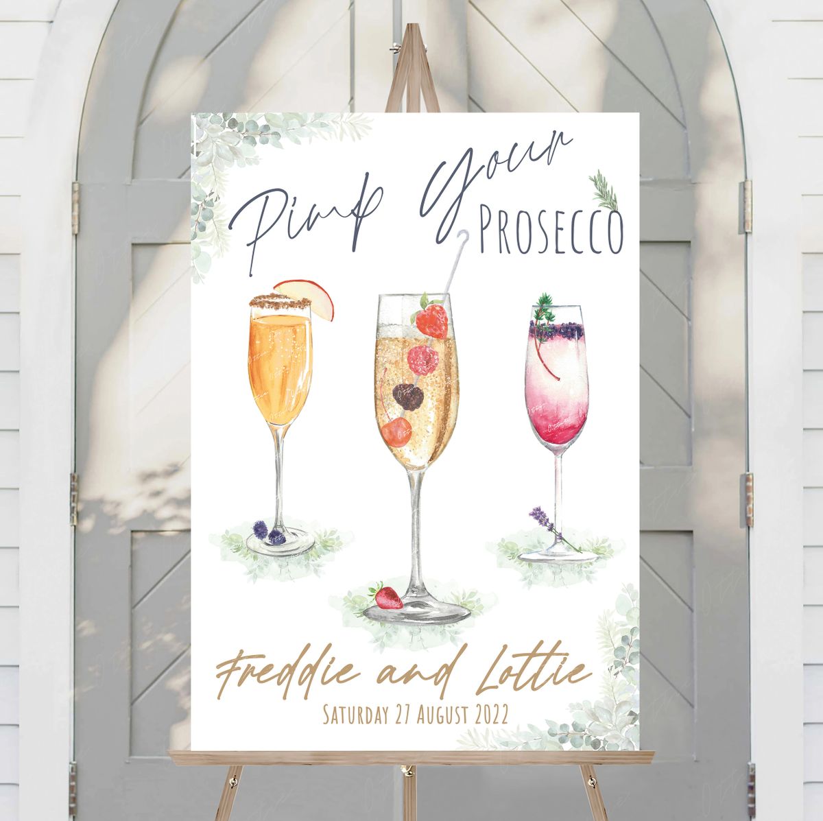 Pimp Your Drink Cocktail Sign