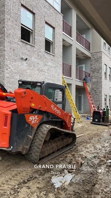 Loading Dock Curb Angle and embed plates near Dallas, Texas