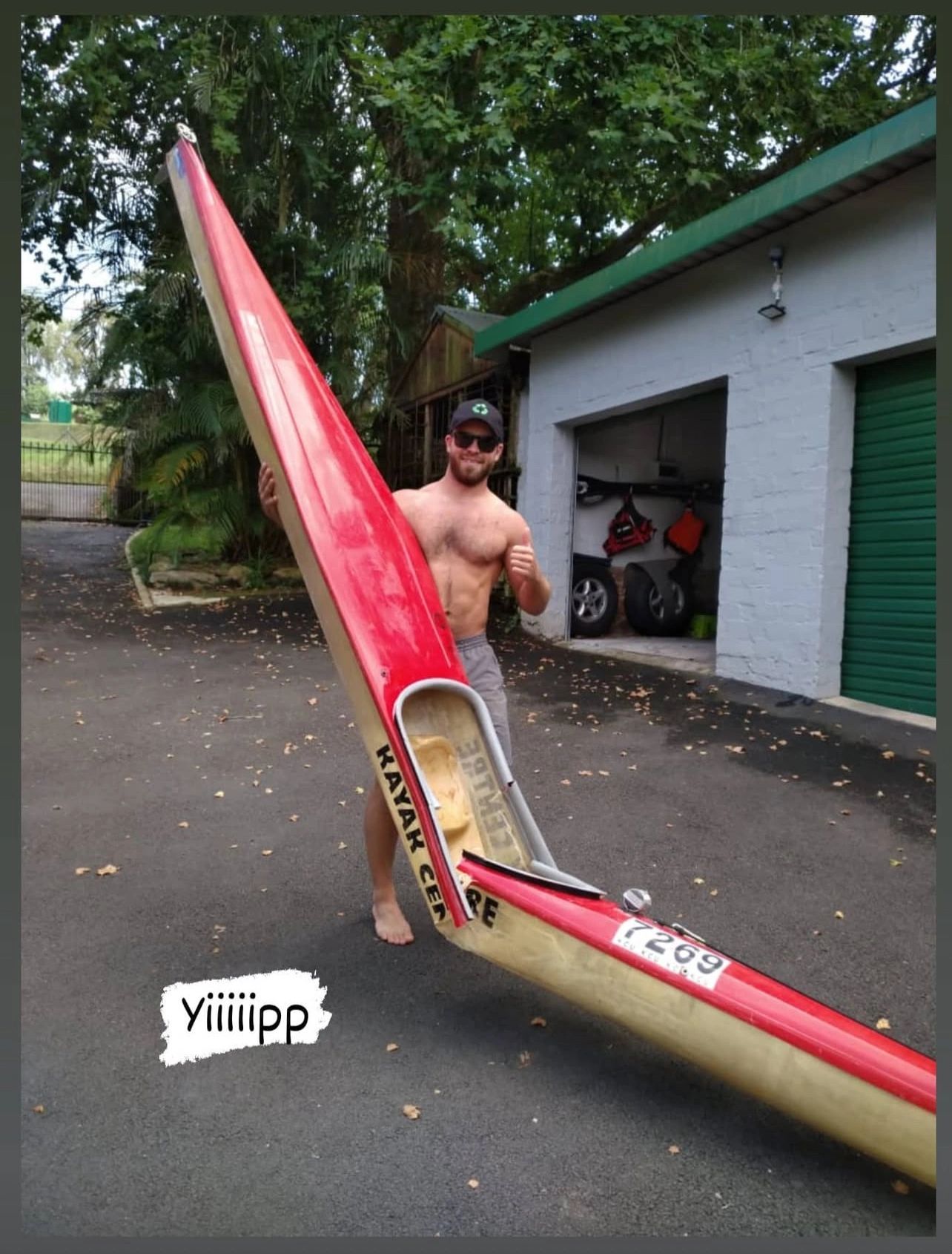 A canoe race that turned into a hike...