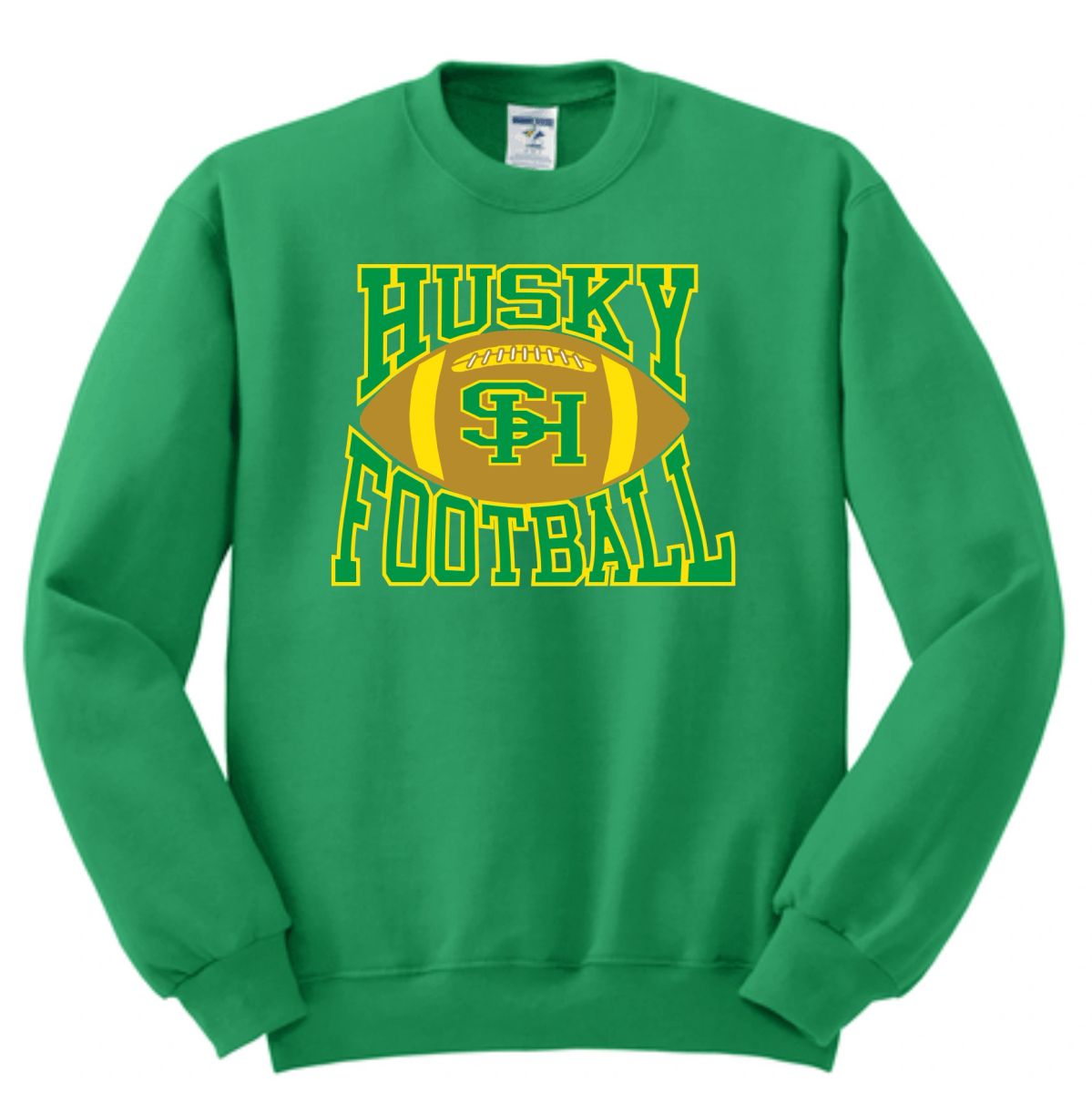 SHHS Football Retro Design Jerzee Brand Crew Neck
