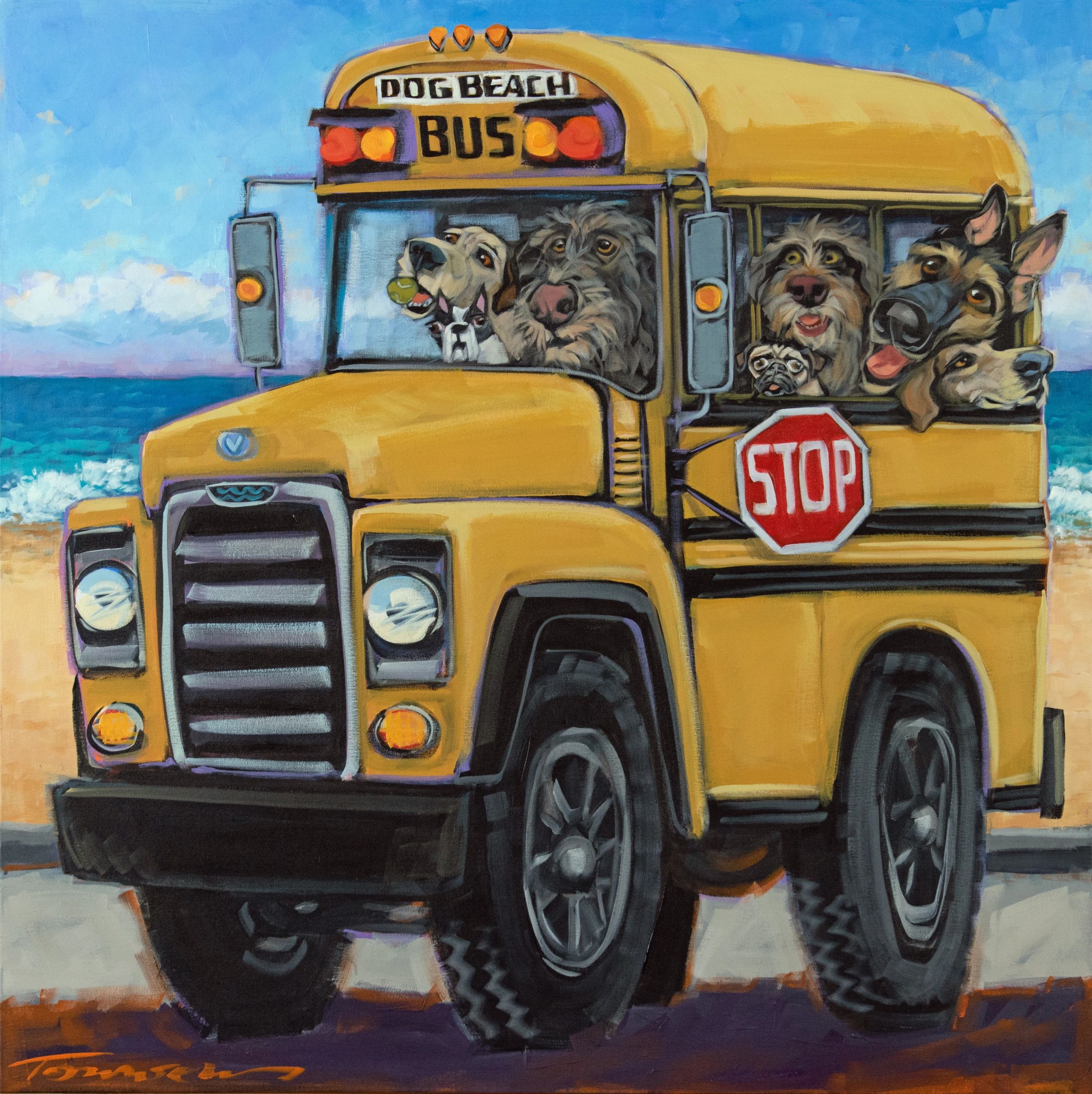 CR Townsend Art - Big Fun Art, Paintings, Artist