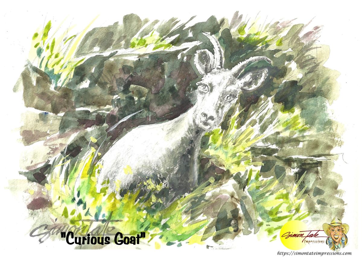 "Curious Goat" by Simon Tate