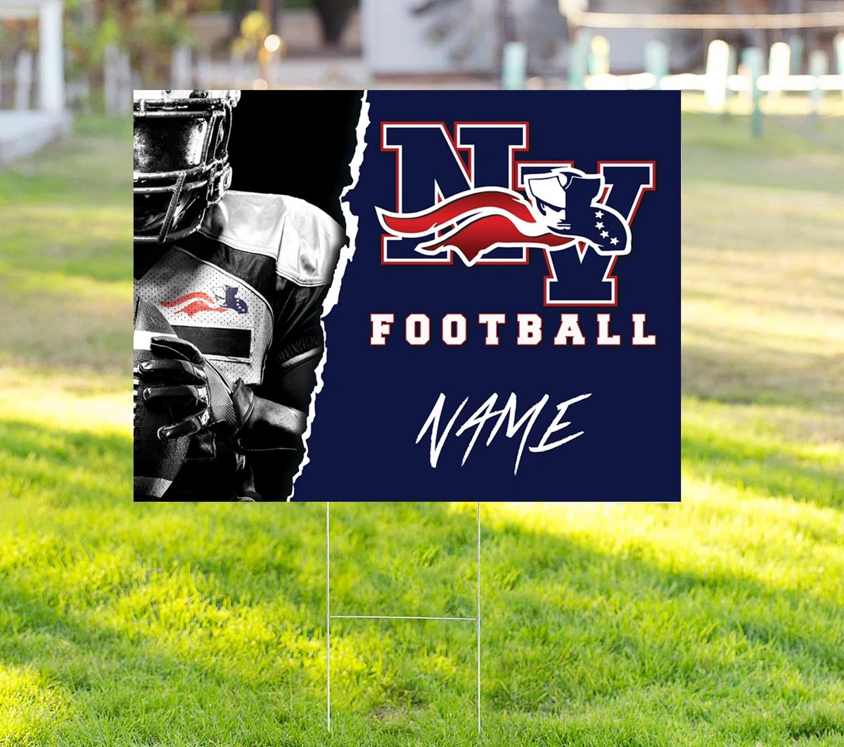 NVHS Football Yard Sign