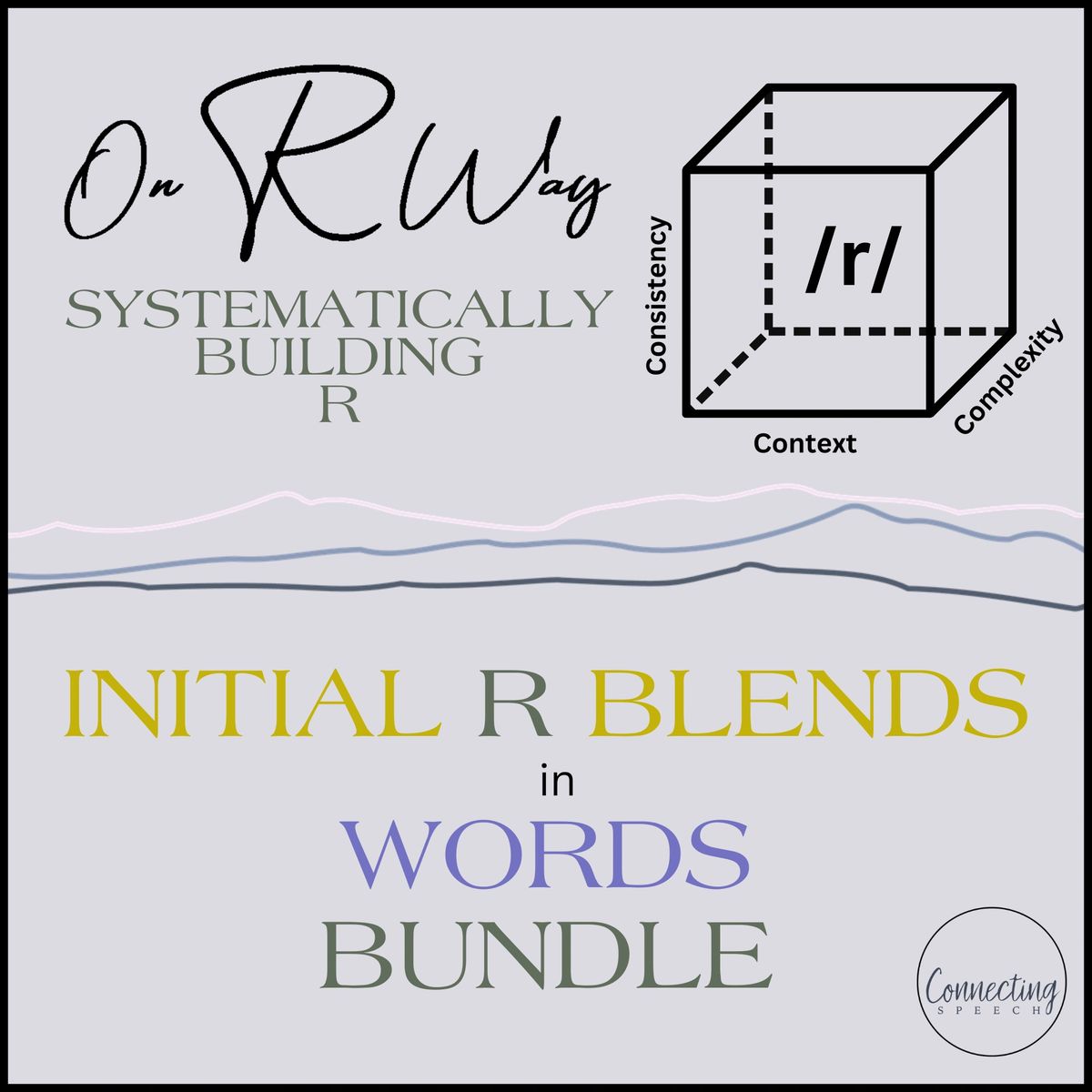 On R Way: Initial R Blends in Words Sound Transition Treatment Targets ...