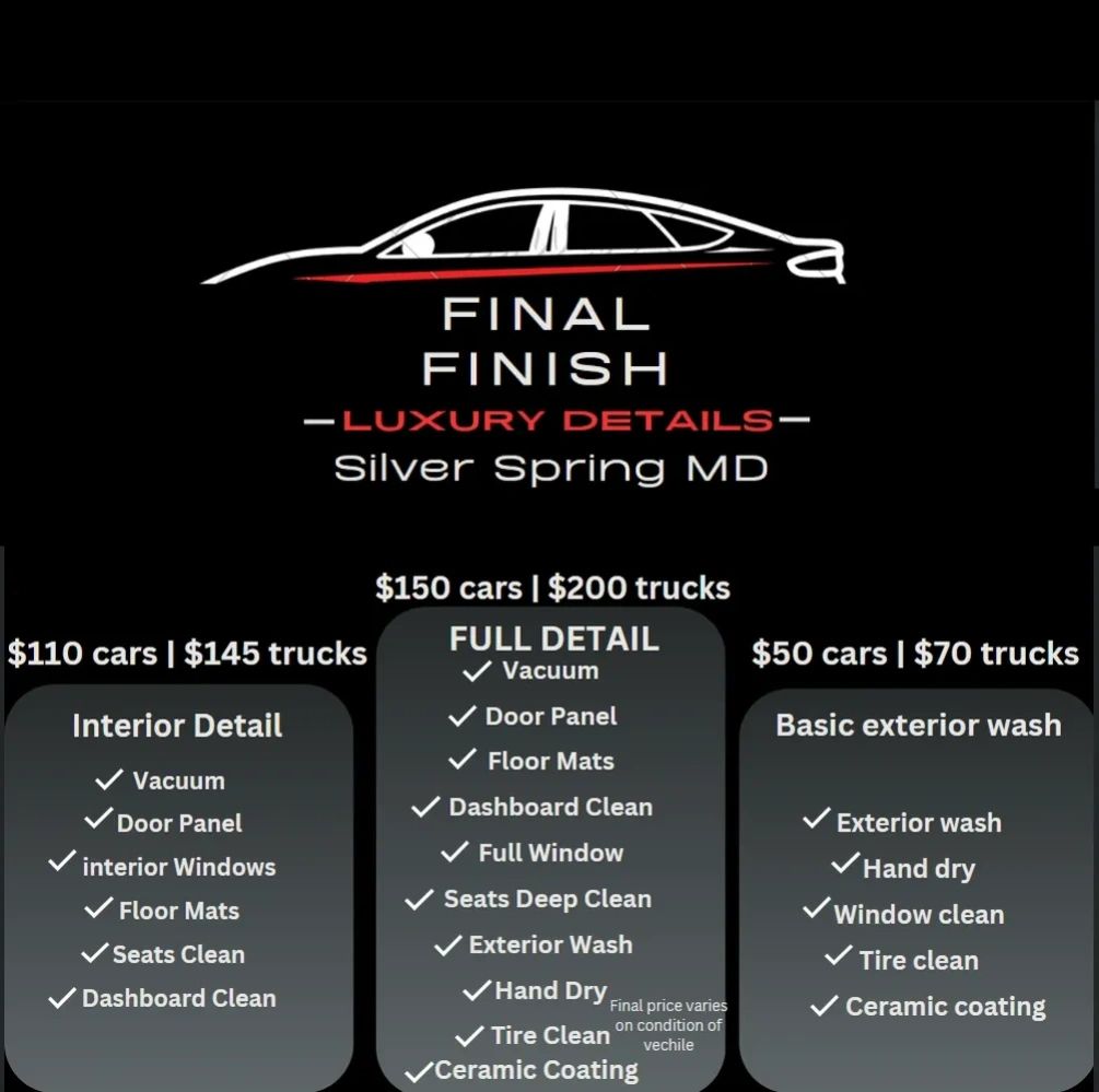 Professional Car Detailing Services | Final Finish Auto