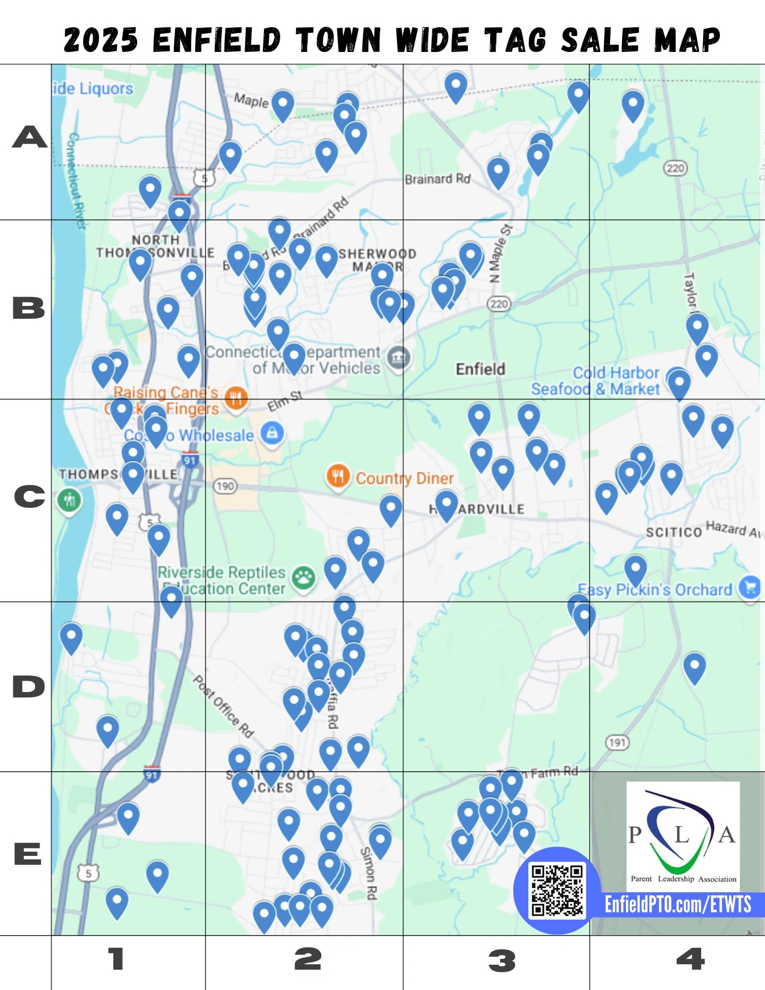 Enfield Town Wide Tag Sale Maps Are NOW Available! #MapMonday