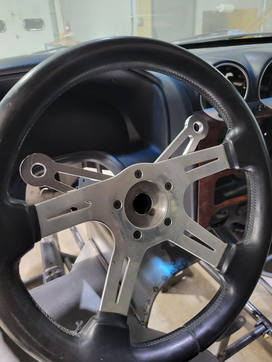 Trans brake & Line lock Button Steering Wheel Mount