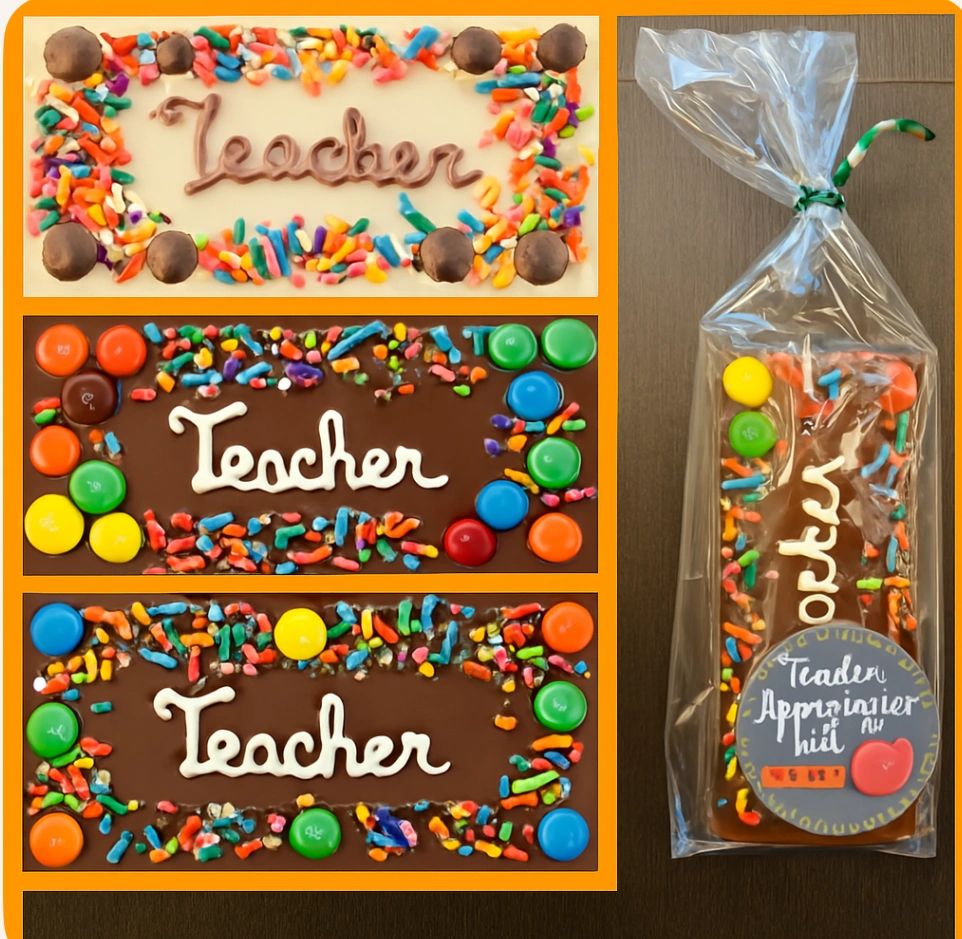 Teacher Appreciation Chocolate Bars 5 Pack