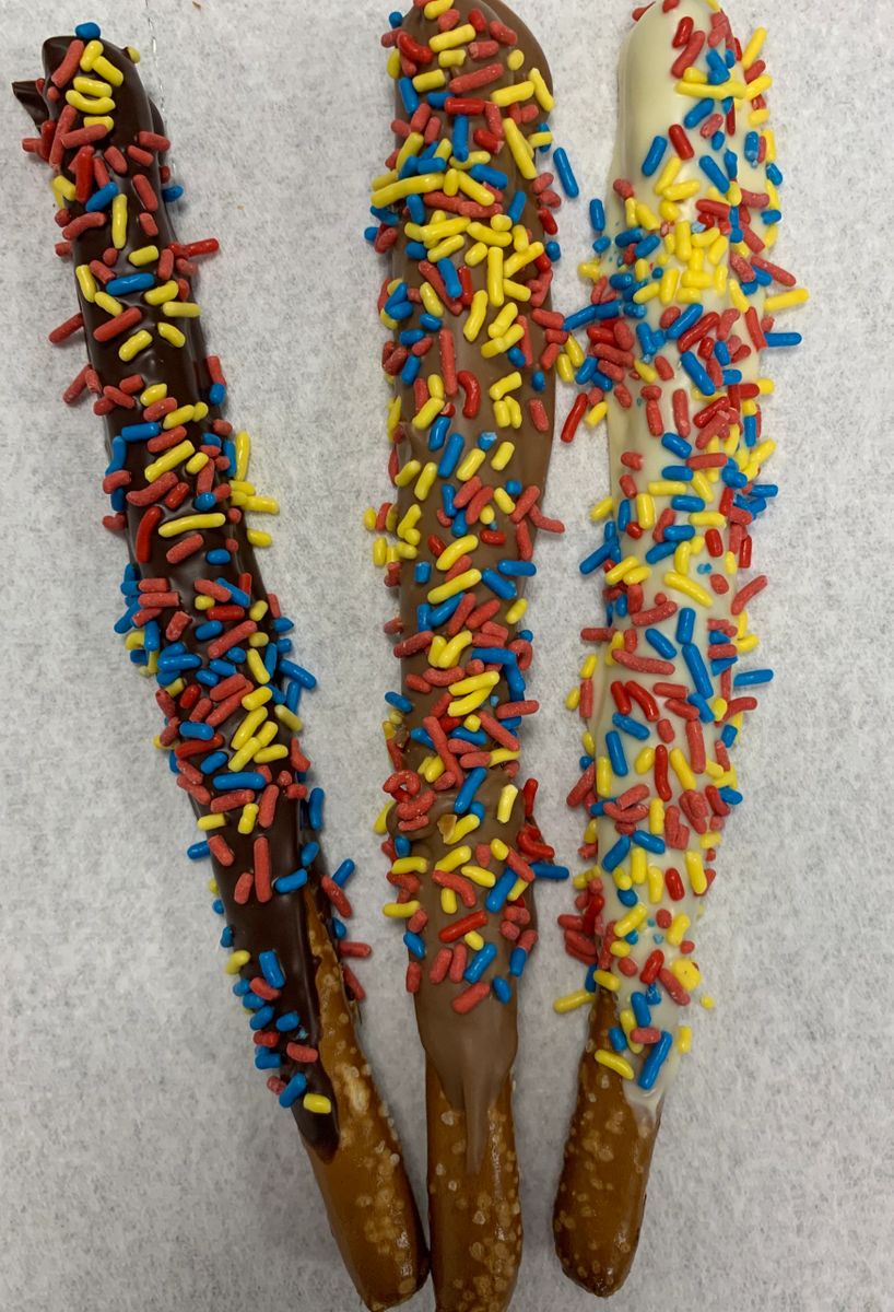 Autism-Themed Chocolate Covered Pretzels