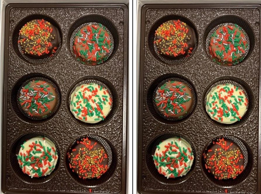 Christmas Chocolate Covered Oreos 2 Box Order (6 Oreos per box With ...