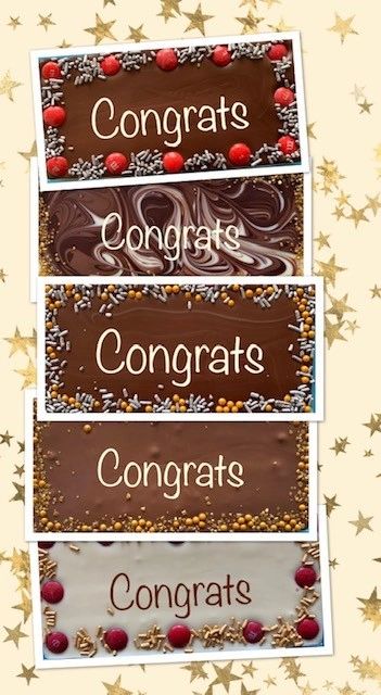 Congratulations Chocolate Bars 5 Pack