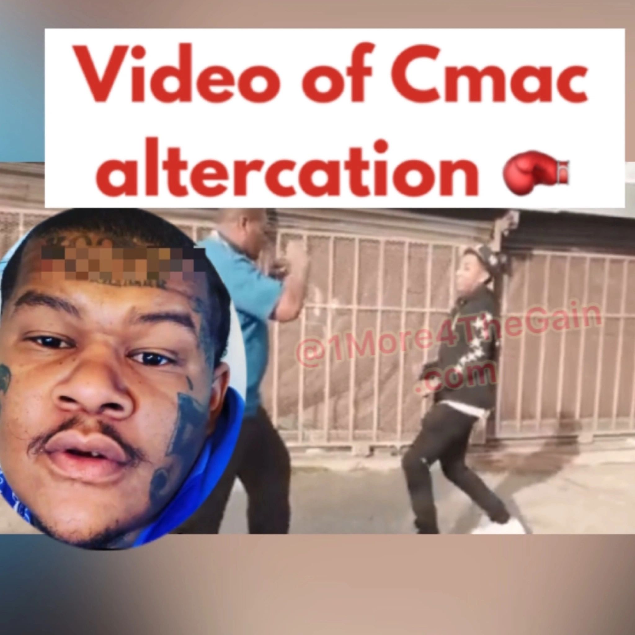 Video of cmac allegedly jumped from his hood