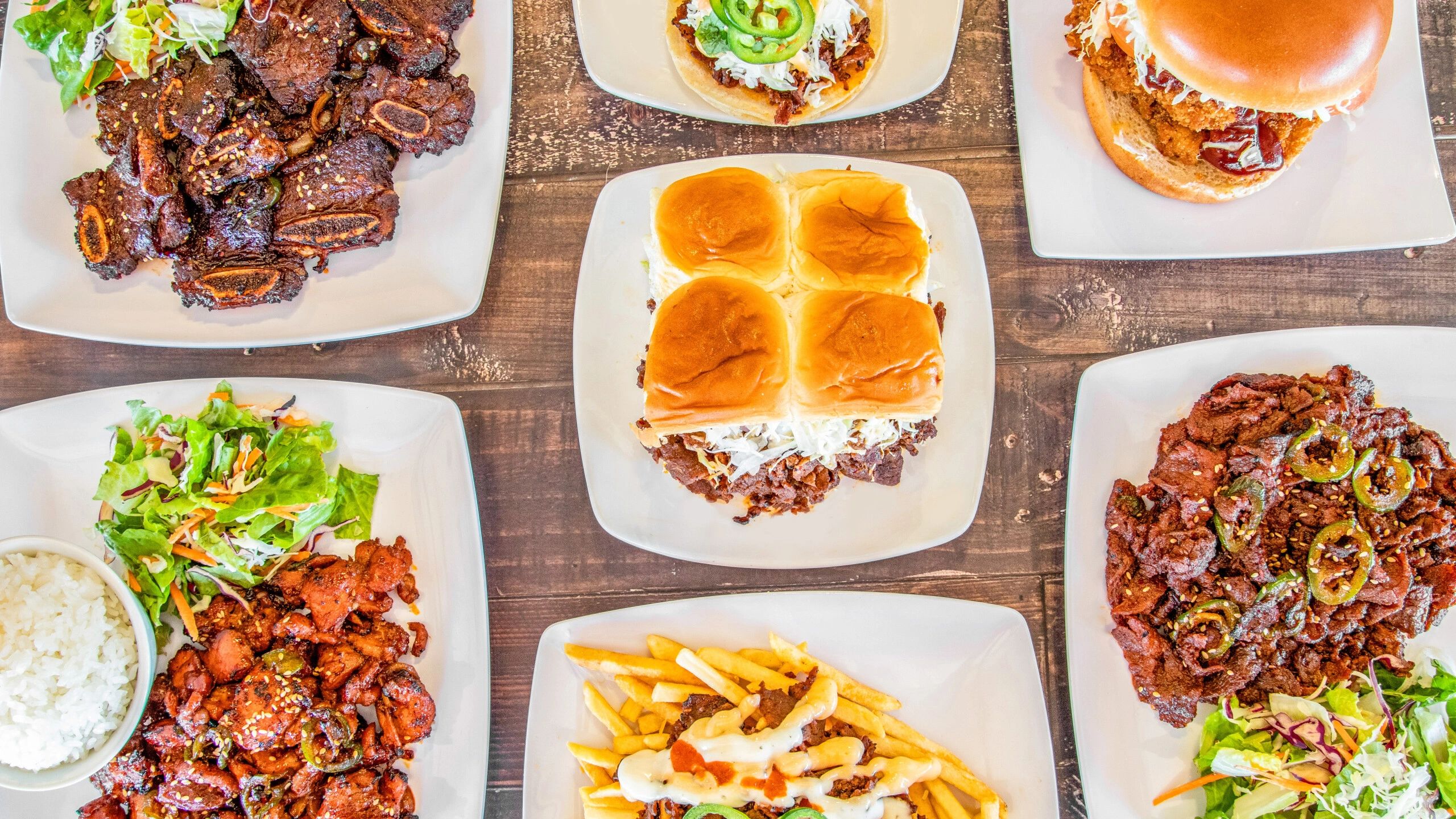 Corner Grille Woodland Hills Korean Fusion - Kalbi Burger, Best Korean ...