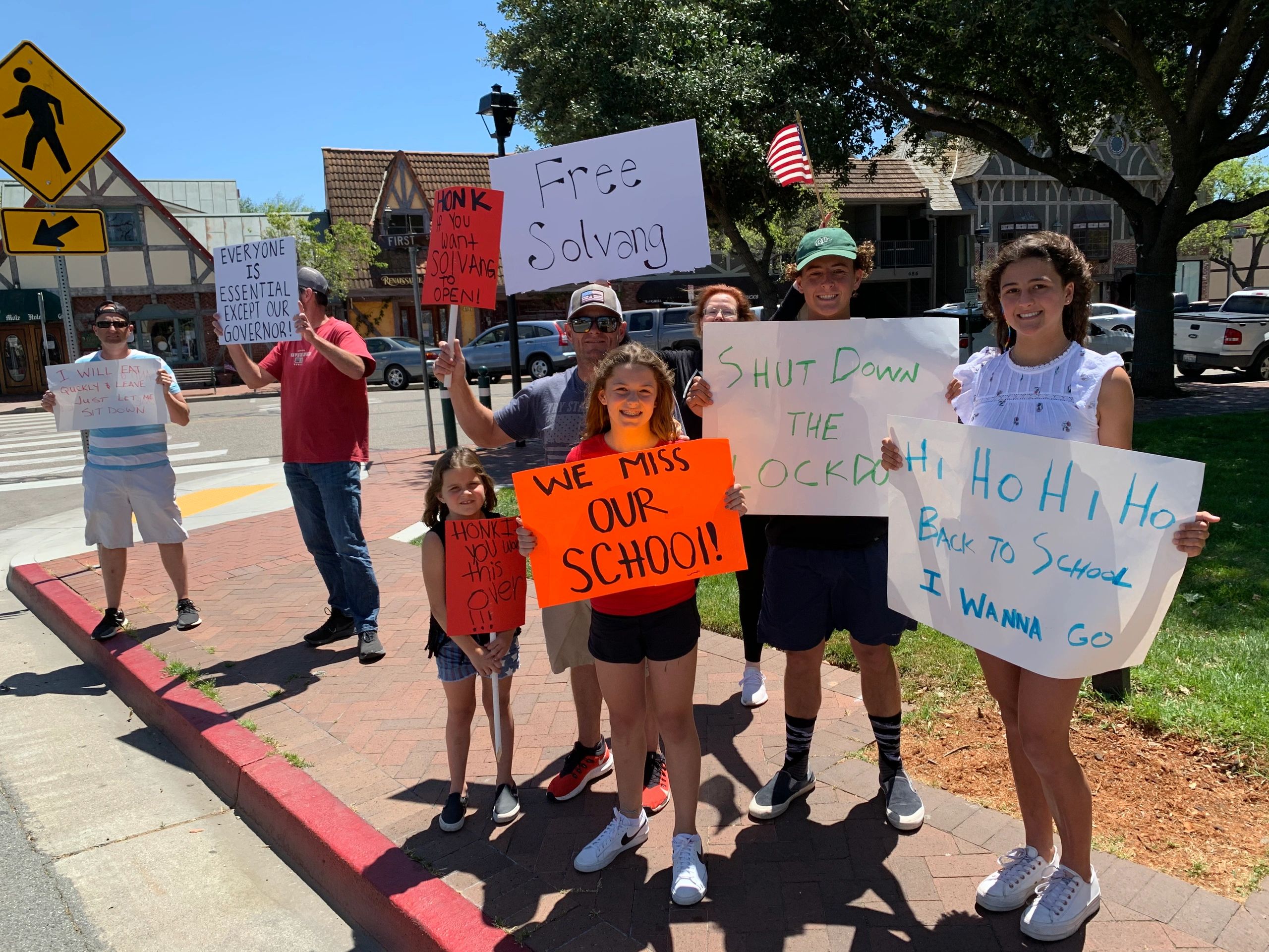 Public Protests to RE-OPEN OUR SCHOOLS & TOWN, NOW!