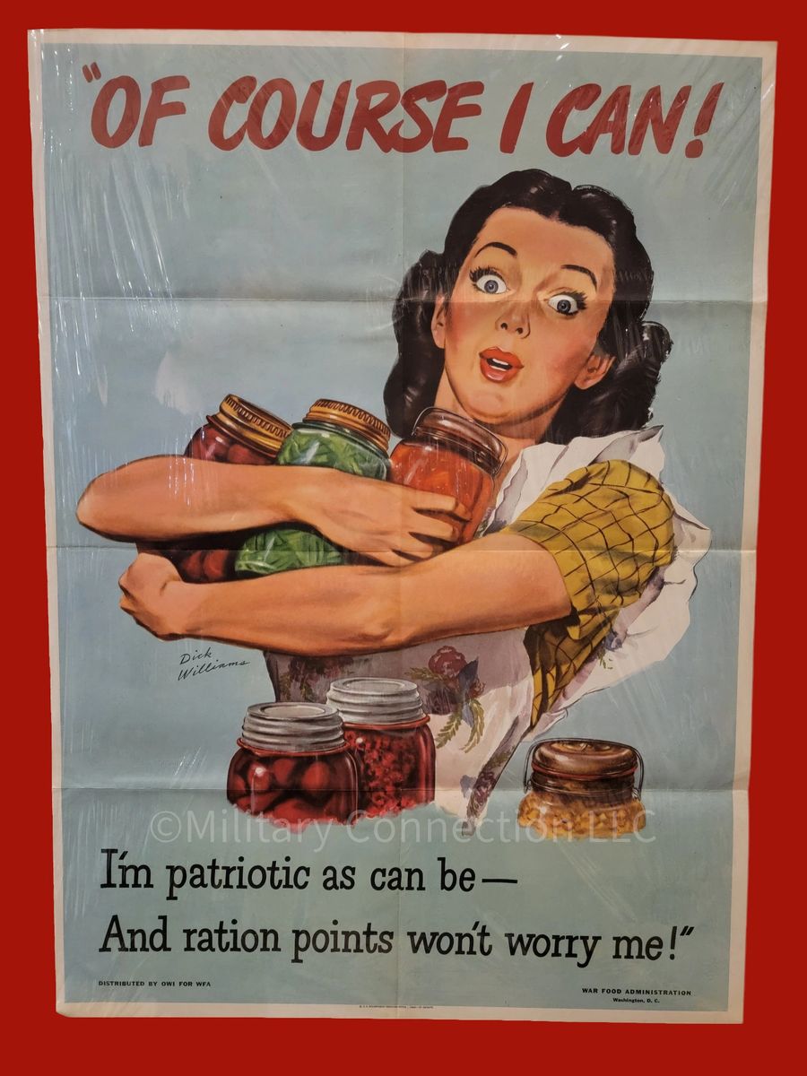 WWII Of Course I Can Poster