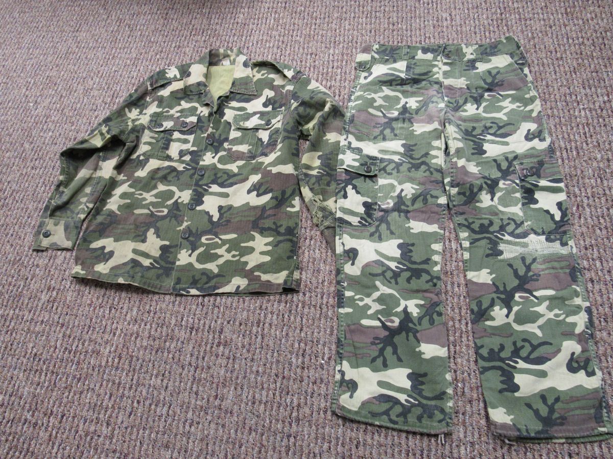 Desert Storm Iraqi Popular Army Camo Tunic with Pants Salty