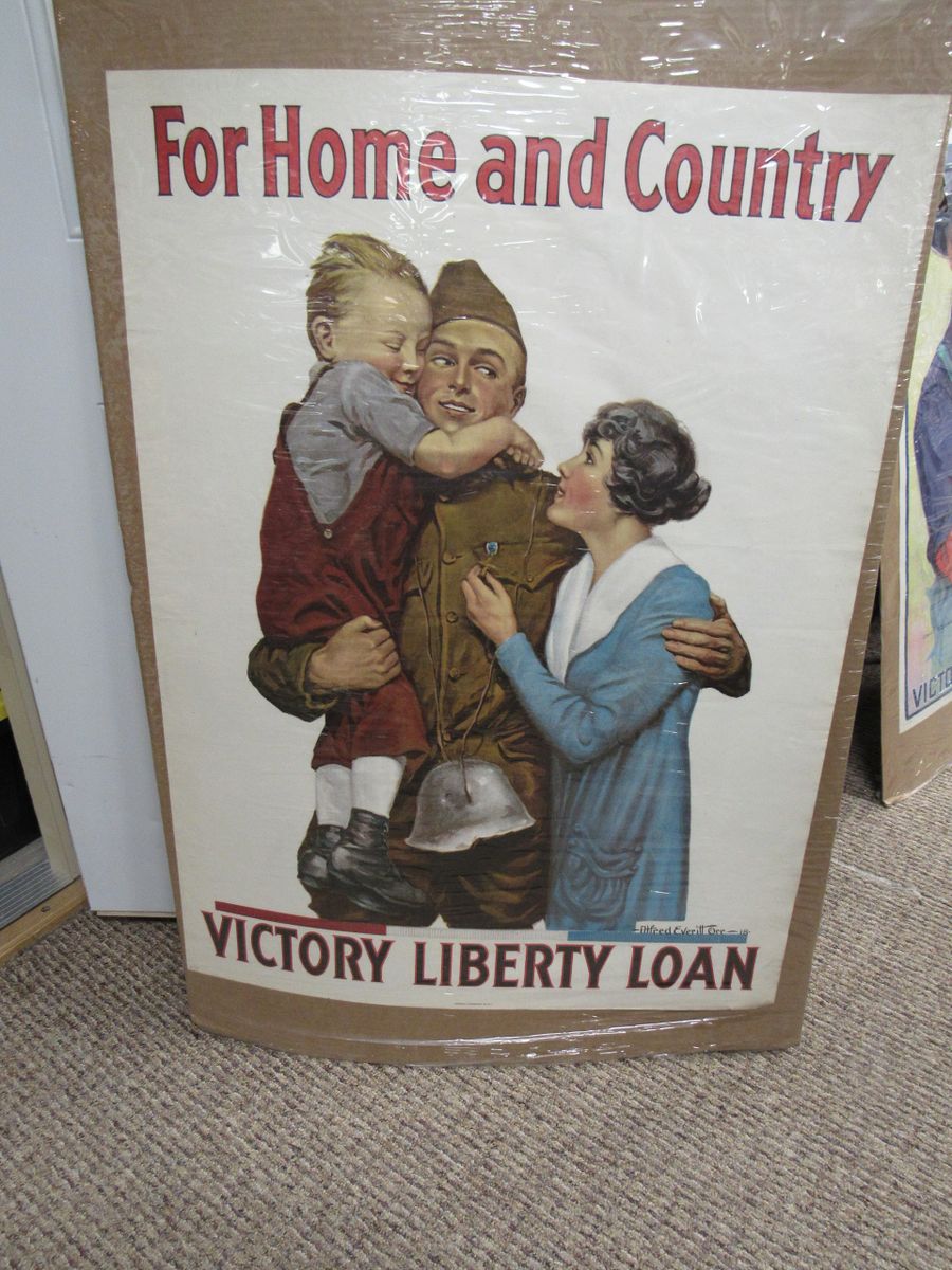 WWI US Home Front original poster For Home and Country