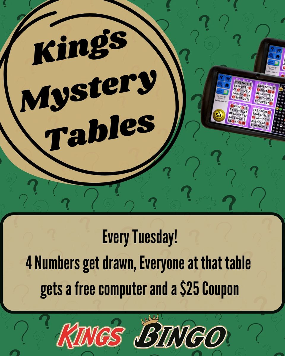 Tuesday: (2 Sessions) 1 Reg Comp. $20. 1 King Size $24. 5 Reg Comps ...