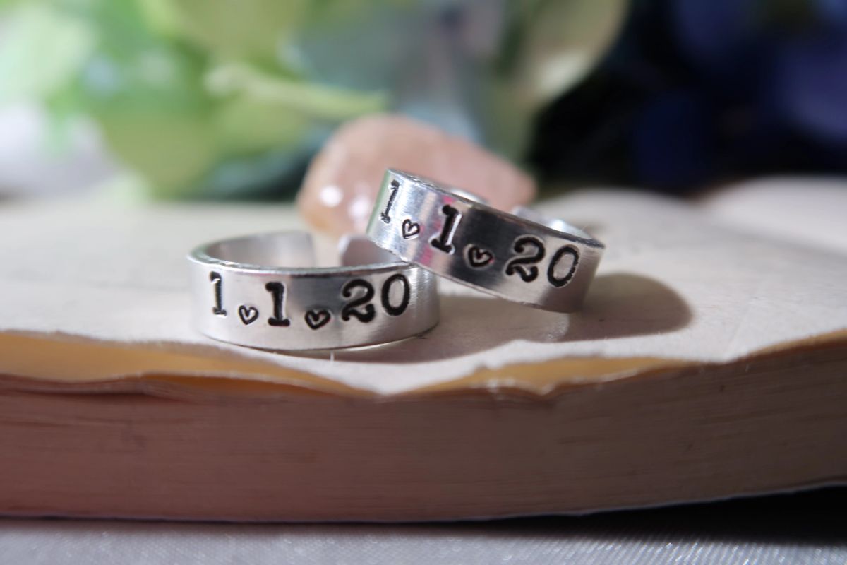 Adjustable Custom Date Ring
