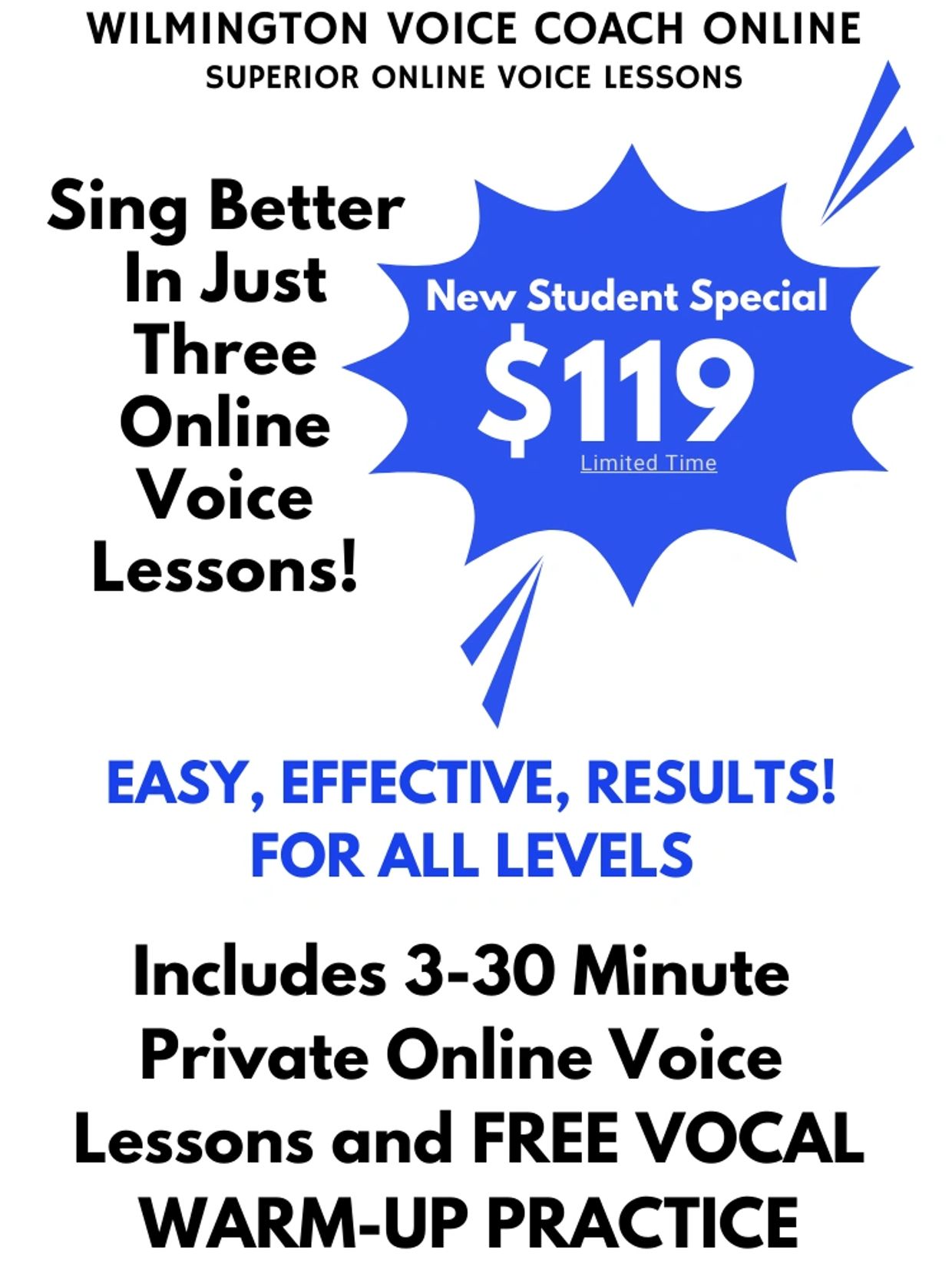 NEW STUDENT SPECIAL!