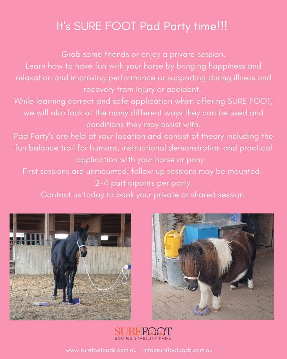 SURE FOOT Equine Pad Session