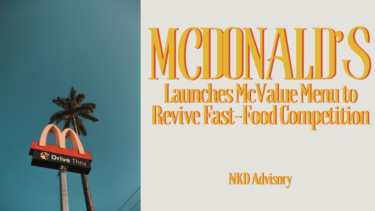 McDonald's Launches McValue Menu to Revive Fast-Food Competition