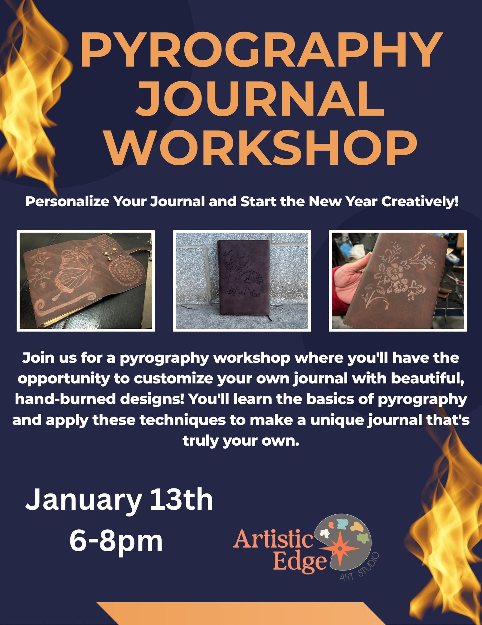 Pyrography Journal Class