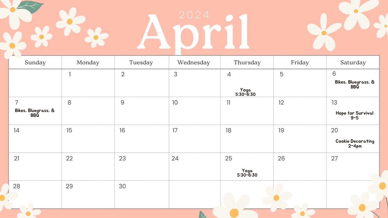 April Calendar
