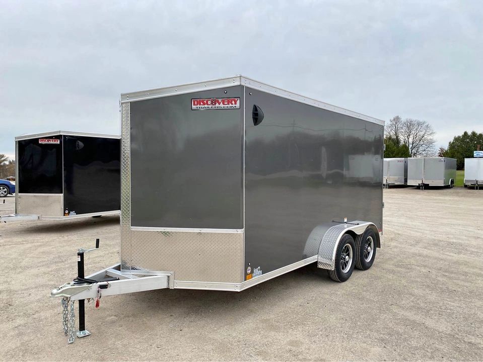 New 2025 Discovery 7x14' Enclosed Cargo Trailer - All Aluminum (Ramp)