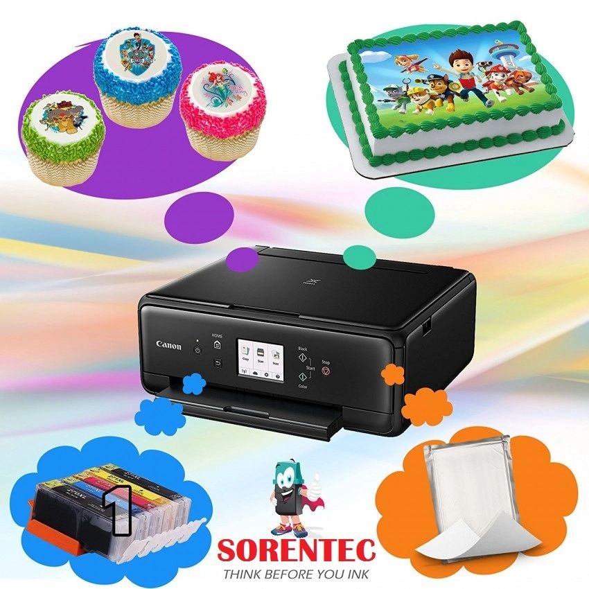 Edible Photo Cake Printer Bundle: Latest Canon Wireless Image Printer ...