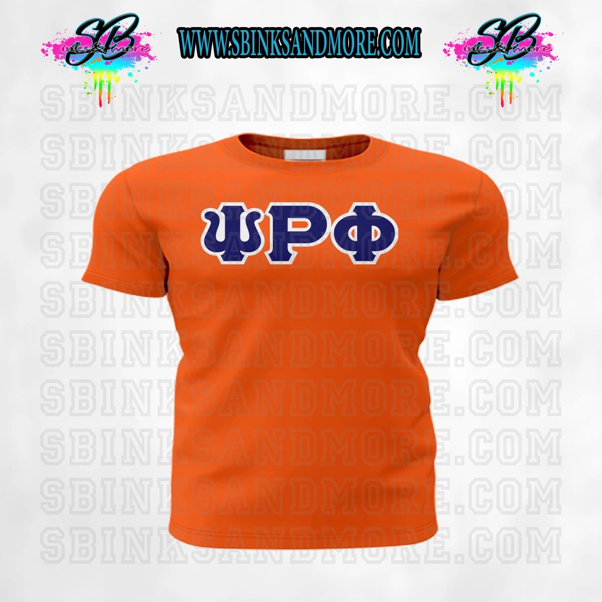 PSI RHO PHI GREEK LETTERS TEE