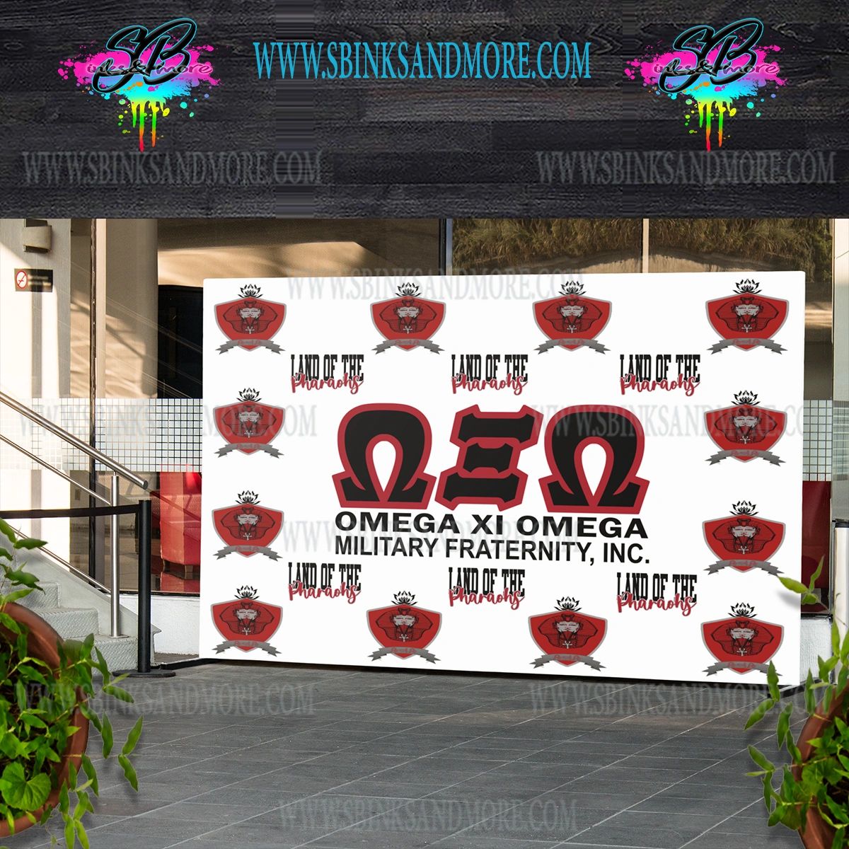 OMEGA XI OMEGA BACKDROP