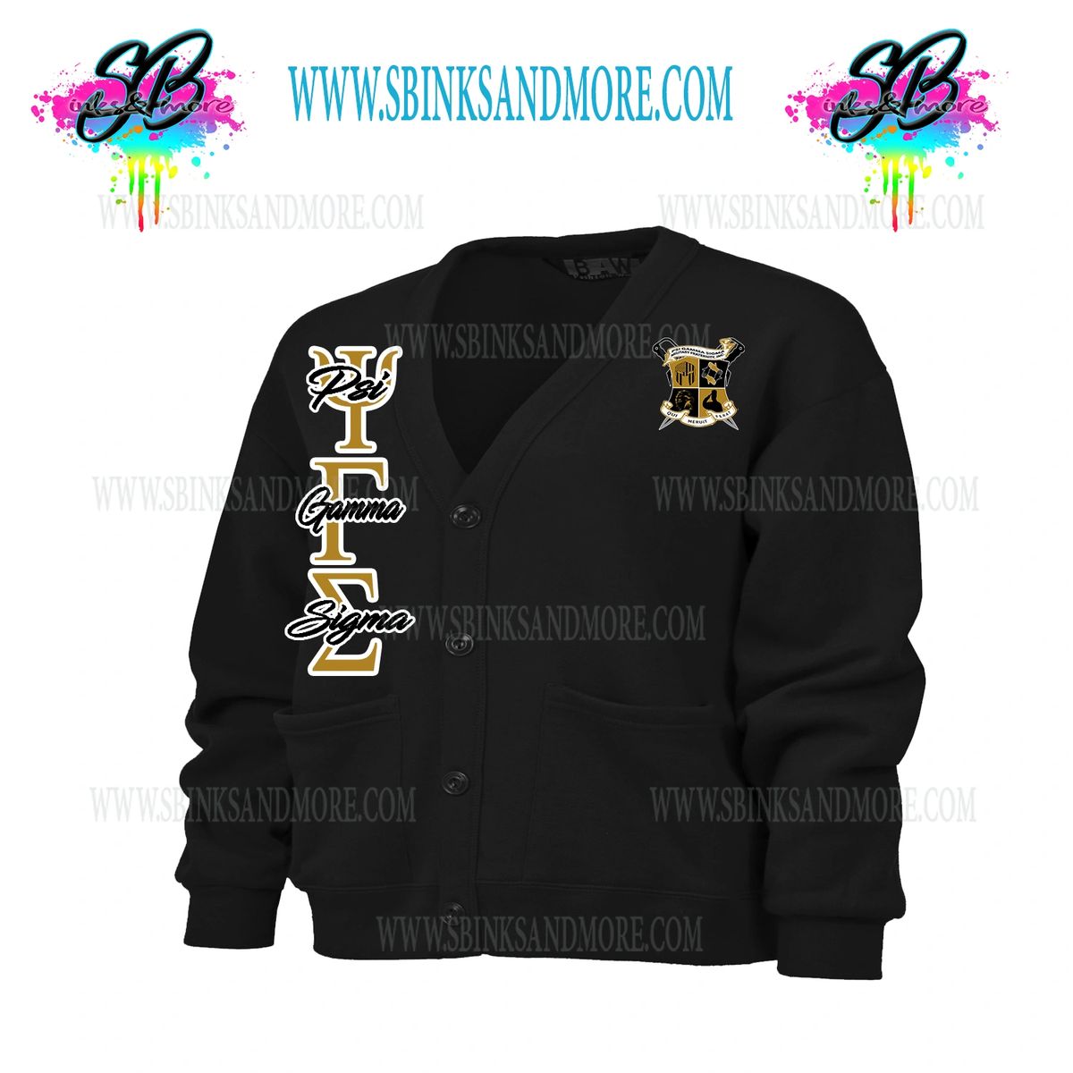 PSI GAMMA SIGMA CARDIGAN