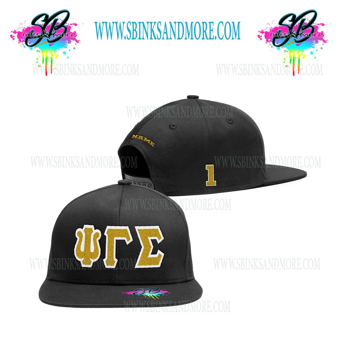 PSI GAMMA SIGMA PUFF LETTERS HAT