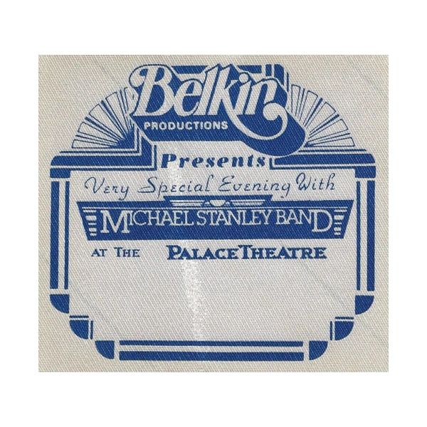 Michael Stanley Band Vintage Backstage Pass Cloth Sticker