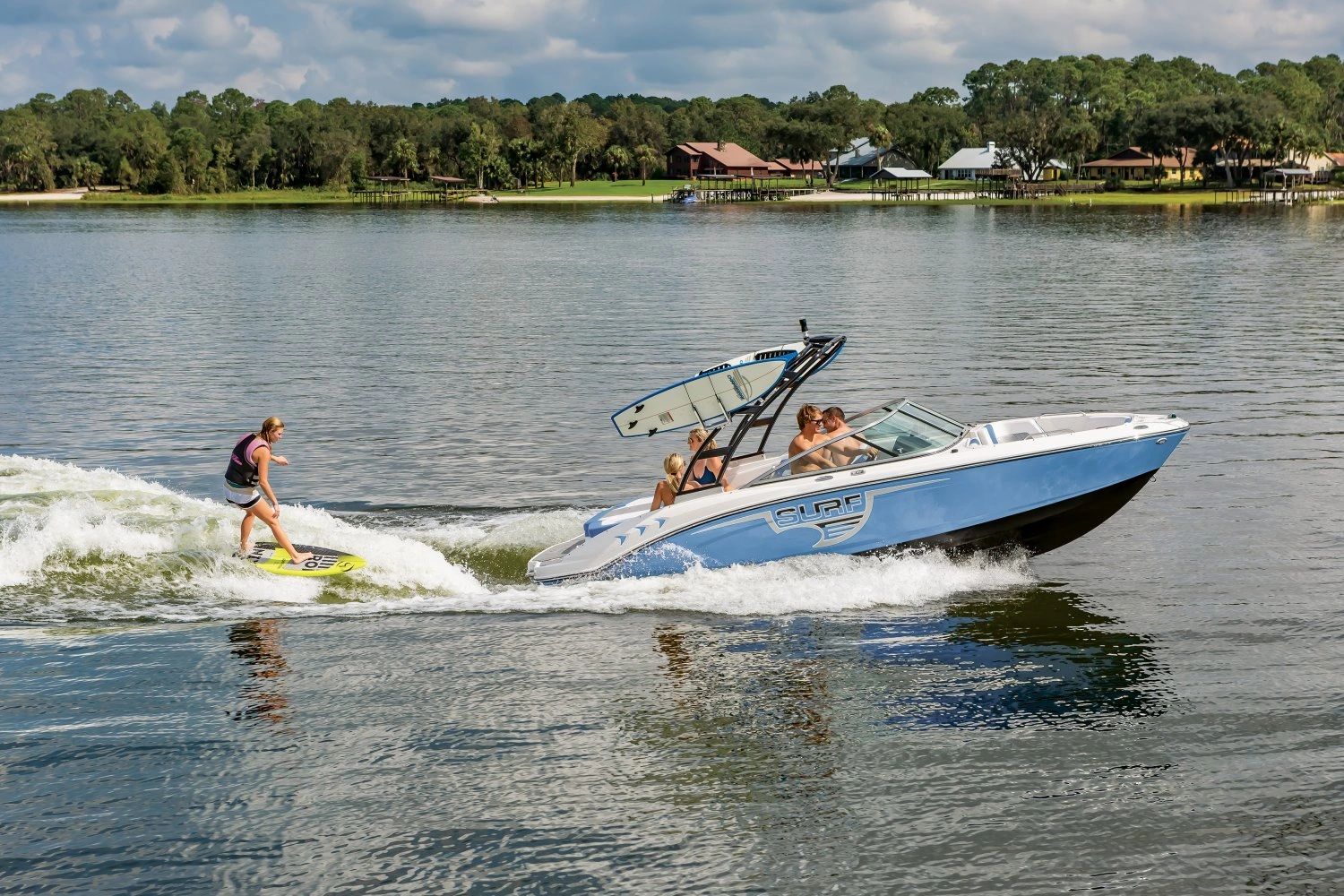 Wake Surfing on the Potomac River Part 1