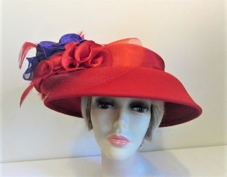 Radiant Red Felt Hat