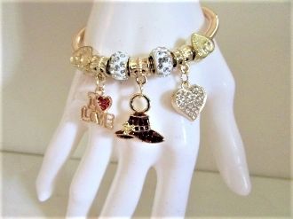 Red Hat Charm Bracelets