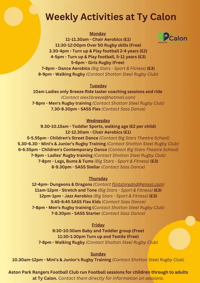 What's on | Ty Calon