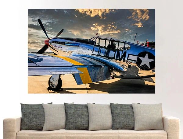 WWII North American P51C Mustang Signed Limited Edition Photographic Print