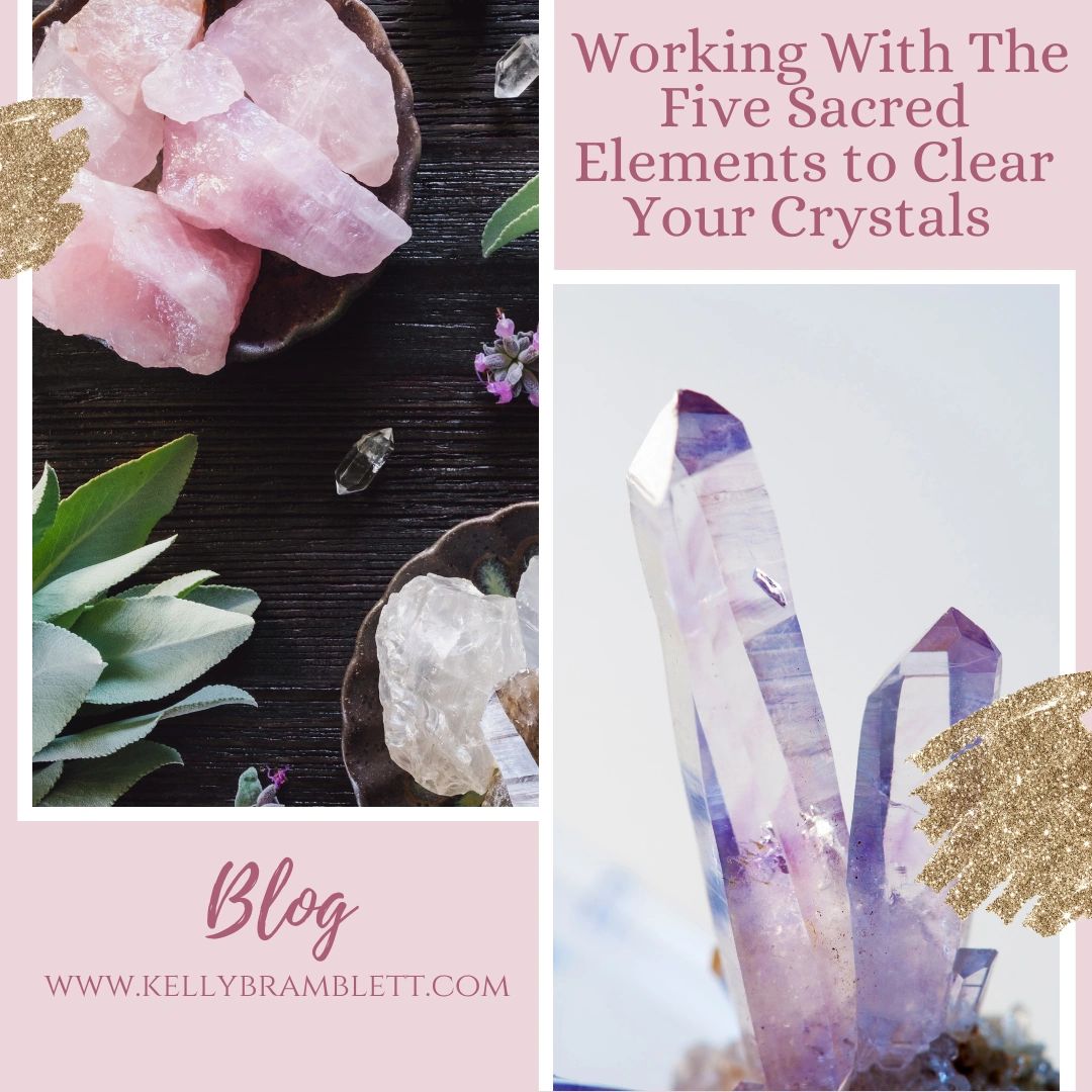 Working With The Five Sacred Elements to Clear Your Crystals