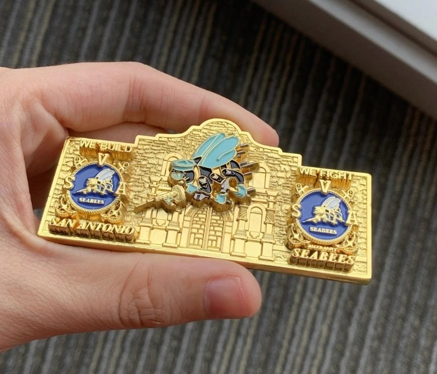 NSVA 2023 National Convention Challenge Coin – Alamo Edition – 3” Gold ...