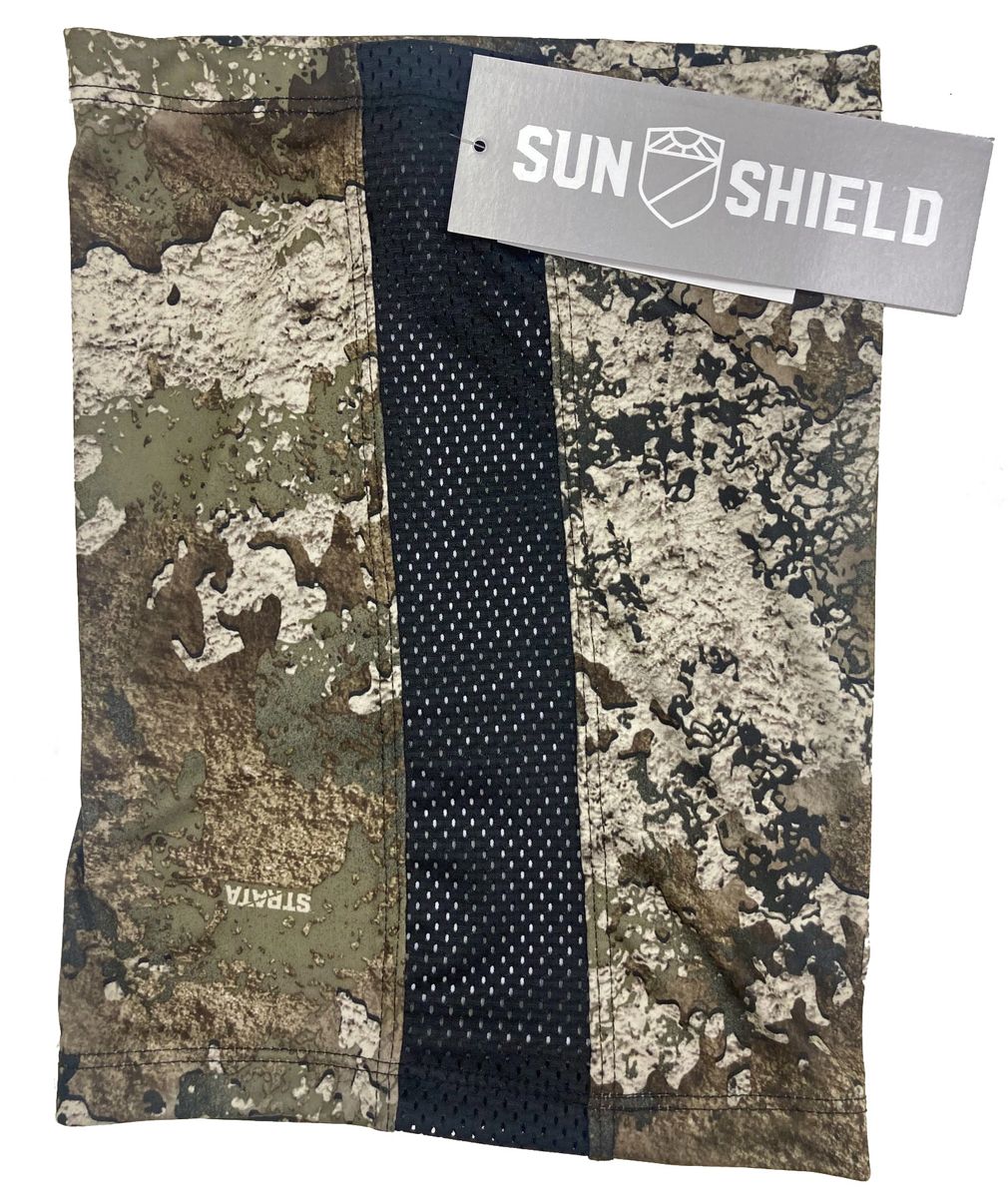 Strata Camo Face Mask with Mesh Breathing Panel