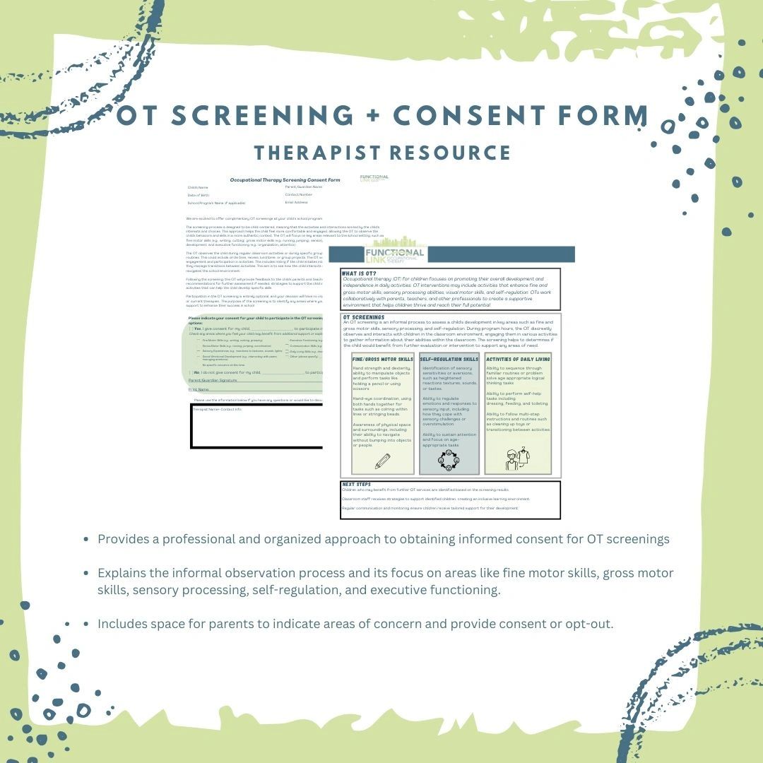 OT Screening + Consent Form