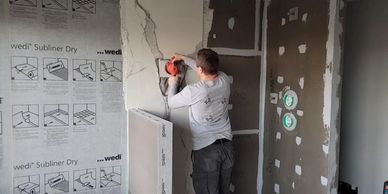 installing tile panels